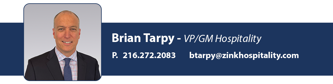 Zink Appoints Brian Tarpy to lead Hospitality Division – Zink Foodservice