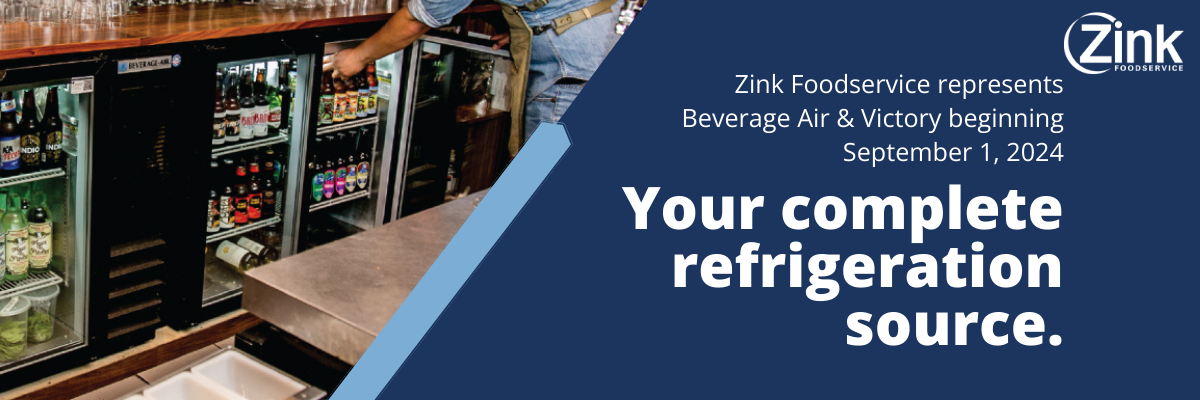 Zink Foodservice Represents Beverage-Air and Victory – Zink Foodservice